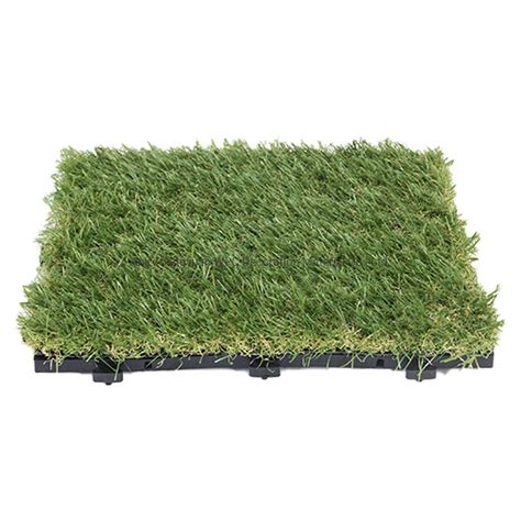 Fake Grass Deck Flooring Anti Rot Turf Grass Tile Diy Interlocking Deck Tile Interlocking Tile