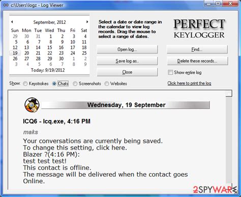 Remove Perfect Keylogger Removal Guide Update