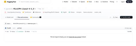 openbmb minicpm llama3 v 2 5 · llama3 v project is stealing a lot of academic work from minicpm