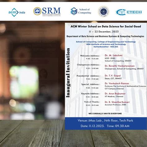 School Of Computing Srmist On Linkedin Srmist Schoolofcomputing Acm Winter School