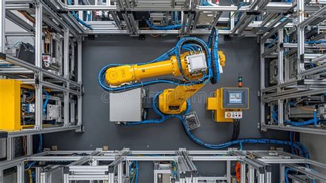 Industrial Robot Arm Automated Manufacturing System Factory Automation