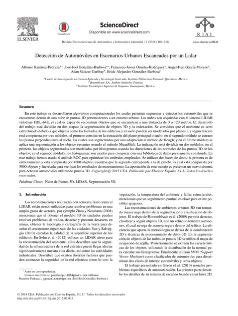 Pdf Detection And Segmentation Of 3d Objects In Urban Environments
