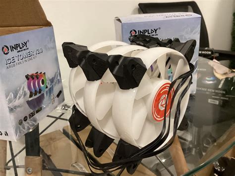 Inplay 120mm Argb Cooling Fan Ice Tower V2 3in1 Kit With Controller Remote Computers And Tech