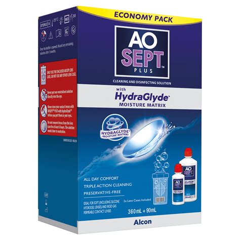 AO SEPT Plus with HydraGlyde Economy Pack | Lenses Online