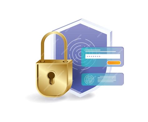 Premium Vector Software Security Symbol Concept