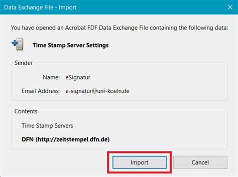configure timestamp service