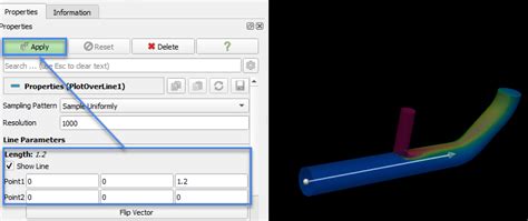 how to plot over line in paraview knowledge base simscale