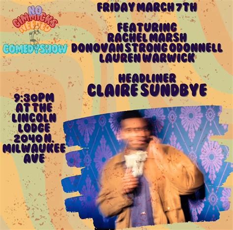 The Lincoln Lodge Friday 37 At 930 At Nogimmicksneededcomedy We