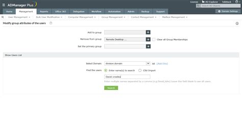Removing Active Directory Group Member Using Powershell And Admanager