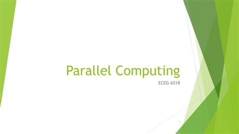 Lecture 0 Parallel Computingpptx