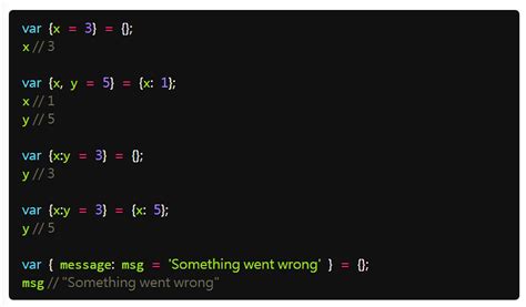 [筆記] Javascript Es6 中的物件解構賦值（object Destructuring） ~ Pjchender 那些沒告訴你的小細節