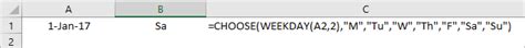 Formula Get Day Name From A Date In Excel