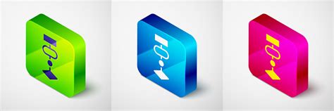 회색 배경에서 격리된 등색 알고리즘 아이콘입니다 인공 지능 컬렉션의 알고리즘 기호 디자인 정사각형 버튼입니다 벡터 3차원 형태에 대한 스톡 벡터 아트 및 기타 이미지