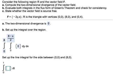 Solved Also Set Up The Line Integral For The Side Between Chegg Com