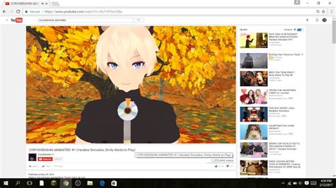 Reacting To Coryxkenshin Animated 1 Yandere Simulator Emily Wants