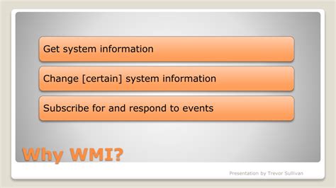Ppt Powershell And Wmi Powerpoint Presentation Free Download Id8886158
