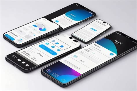 Premium Photo Realistic Smartphone Mockup Device Uiux Mockup For