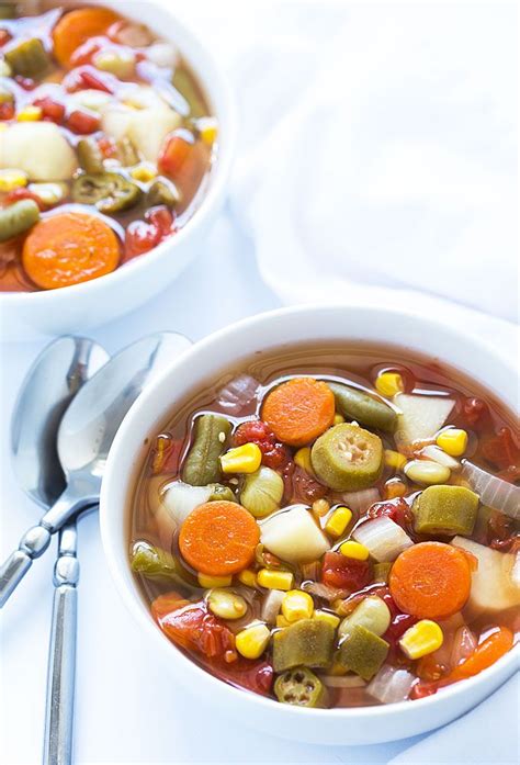 Easy Crock Pot Vegetable Soup Recipe Vegetarian Crockpot Recipes