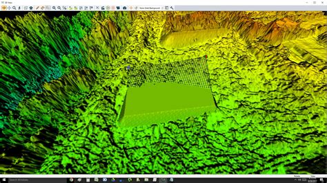 Flattening Cut And Fill Areas Not Showing Completely In D View Global Mapper Forum