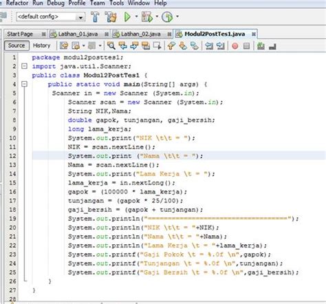 Laporan Praktikum Modul 2 Tipe Data Variabel Dan Operator Agung
