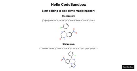 react ocl examples codesandbox