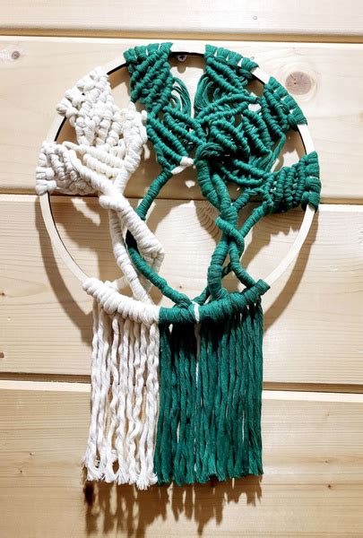 Украшение настенное интерьерное макраме дерево купить по доступным ценам в интернет магазине