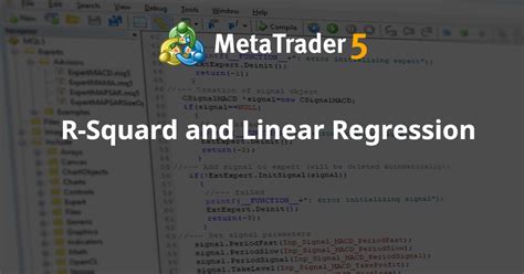 Free Download Of The R Squard And Linear Regression Indicator By