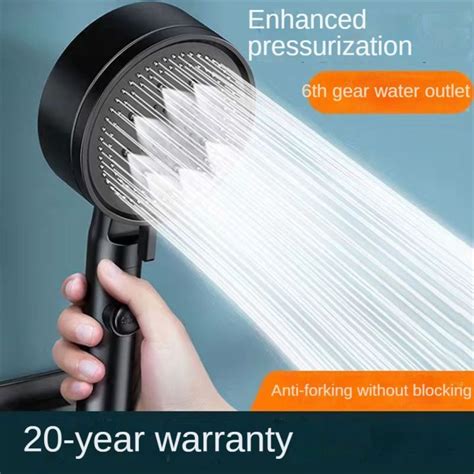 Romantichouse 3 In 1 Set 5 Mode Shower Head Kolah Air Mandi Bathroom High Pressure Holder Wall