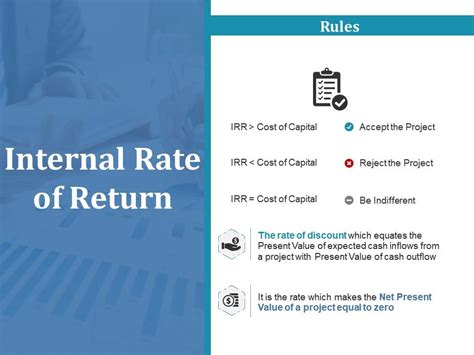 Internal Rate Of Return Ppt Slides PowerPoint Slide Template Presentation Templates PPT