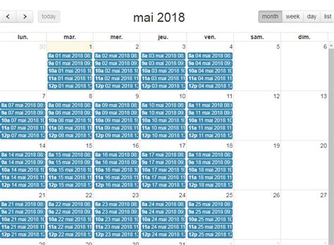 Locales Work For The Calendar But Not The Header Button Issue Fullcalendar Fullcalendar