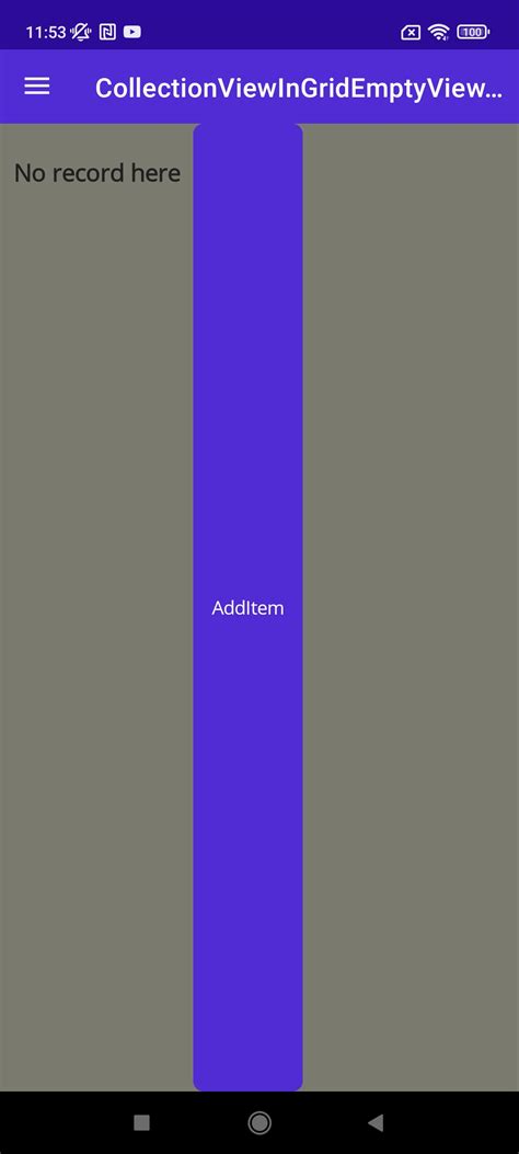 Windows EmptyView Different Vertical Horizontal Options When Template