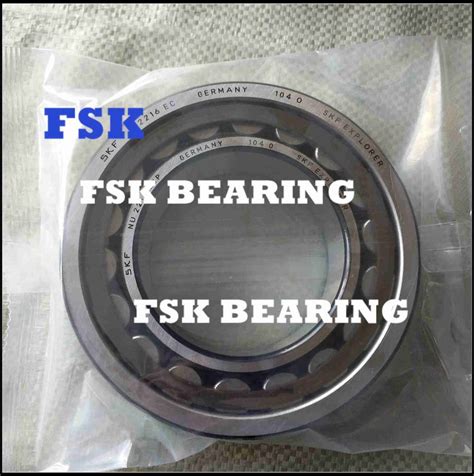 NU 2216 ECP Single Row Cylindrical Roller Bearing For Screw Machine ...