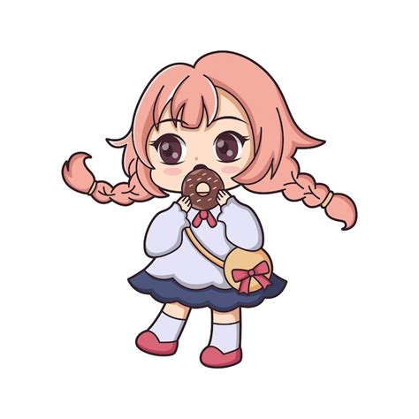 Premium Vector Chibi Anime Character Design Illustration