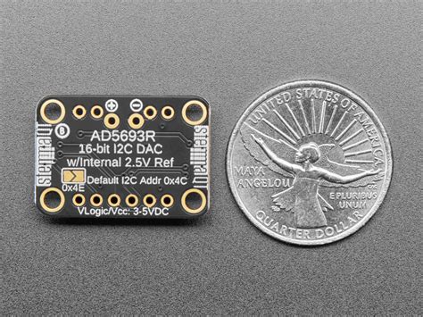 Adafruit AD5693R Breakout Board 16 Bit DAC With I2C Interface STEMMA QT Qwiic ID 5811