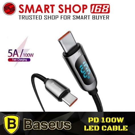 Jual Baseus Kabel Data W Led Display Pd Fast Charging Type C To Type