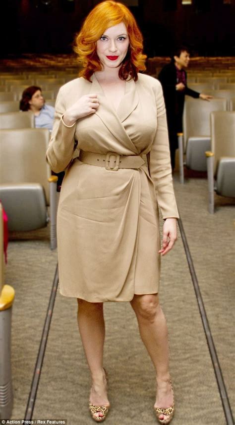 Joan Would Approve Christina Hendricks Works Her Curves In Nude As She