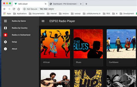 The Most Beautiful Radio Music Player For The Esp32 Phil Schatzmann