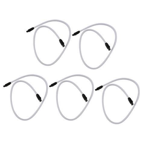 50 СМ Sata 3 0 Iii Sata3 7 контактный кабель для передачи данных 6 Гбит с S кабели белый