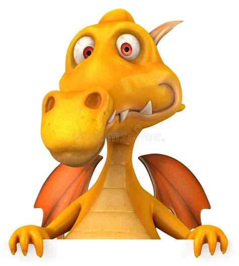 Dragón Amarillo Stock De Ilustración Ilustración De Continuar 30810151