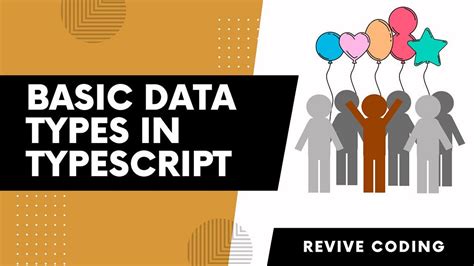 what are the basic data types in typescript by revive coding medium