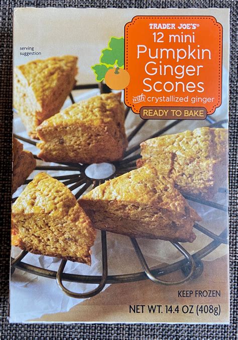 Trader Joes Mini Pumpkin Ginger Scones Review Club Trader Joes