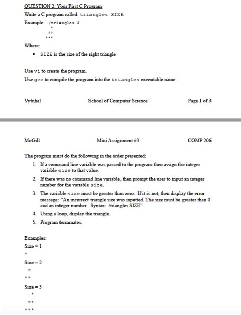 Solved Question 2 Your First C Program Write A C Program