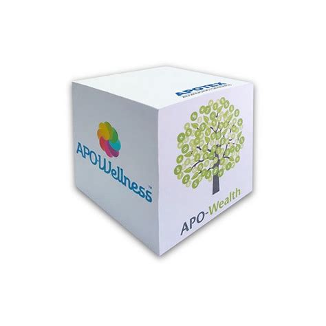 Custom Large Sticky Note Cubes Business Accessories Apd Promotions