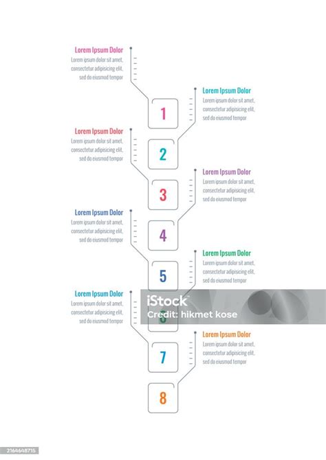 아웃라인 스퀘어 인포 그래픽 템플릿 여덟 가지 옵션 인포 그래픽 템플릿 교육 편물 인터넷 연간 보고서 잡지 인포 그래픽 템플릿