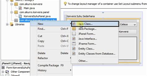 Membuat Program Konversi Suhu Dengan Java Swing Menggunakan Netbeans