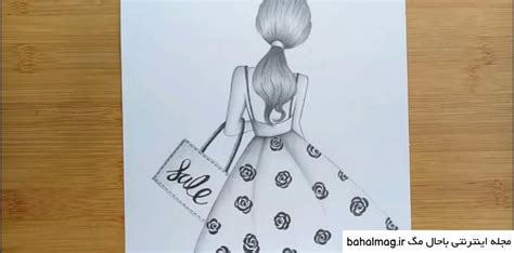 عکس نقاشی دخترانه ساده با مداد سیاه ️ [ بهترین تصاویر ]