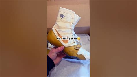 New Boxing Shoes Gold And White Nike Hyperko 1s Newboxingshoes