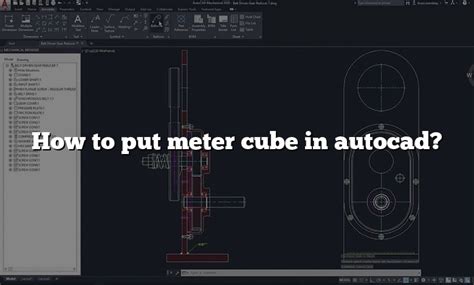 How To Put Meter Cube In Autocad Caddikt