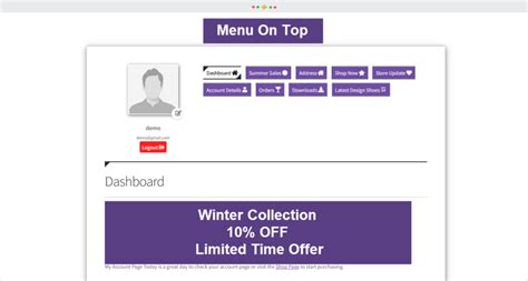 Custom User Dashboard For Woocommerce Woocommerce Marketplace