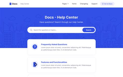 Docs Support Html5 Responsive Website Template